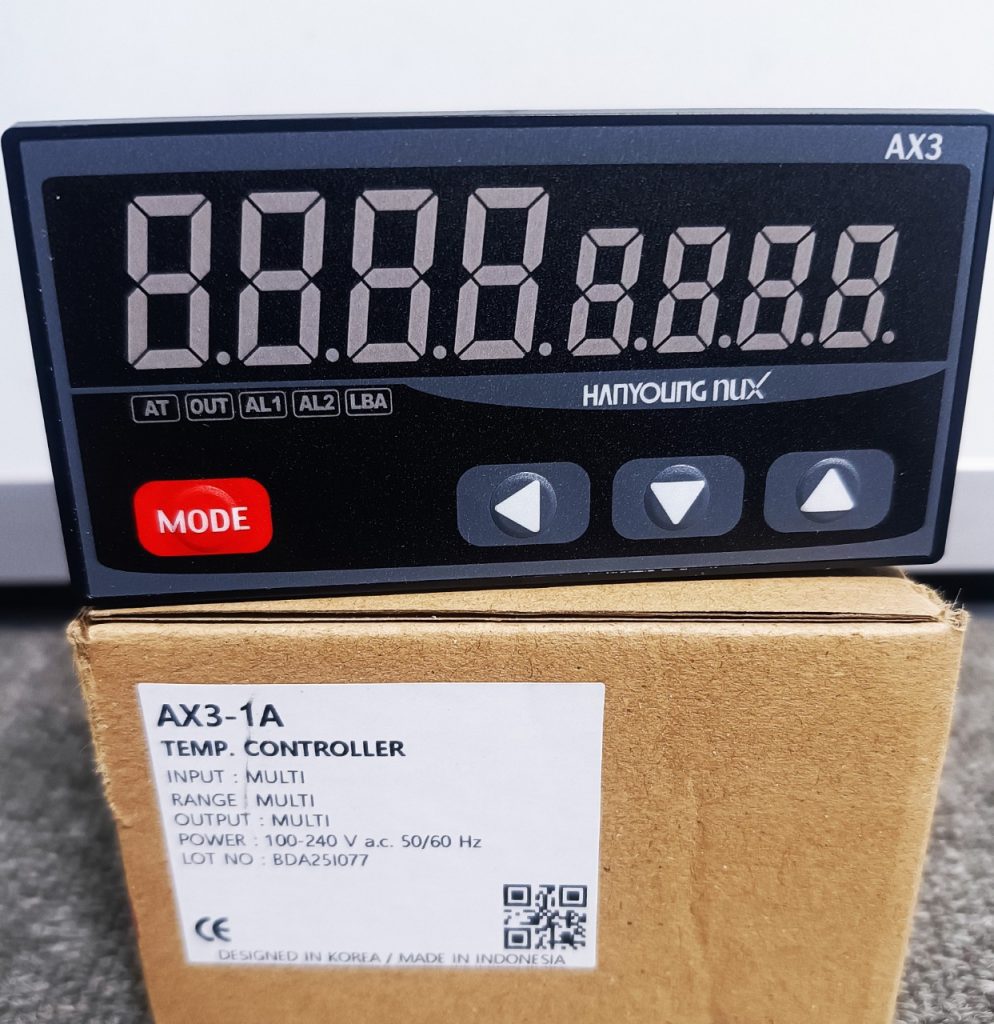 Bộ điều khiển nhiệt độ Hanyoung AX3-1A - HANYOUNG NUX Việt Nam
