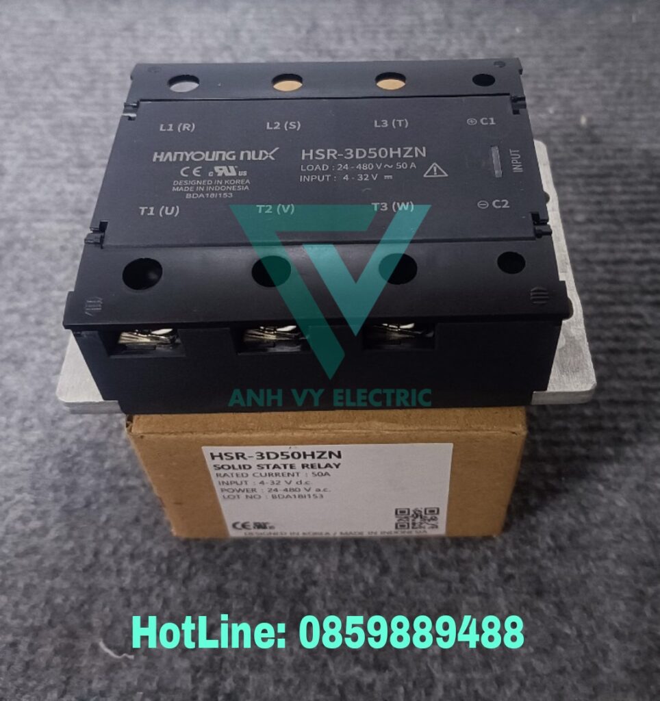 Relay Bán Dẫn Hanyoung HSR-3D50HZN (thay thế HSR-3D504Z) - HANYOUNG NUX Việt Nam