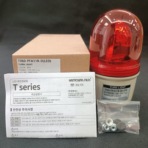 Đèn xoay cảnh báo phi 60 Hanyoung T060-PFA11R-D - HANYOUNG NUX Việt Nam